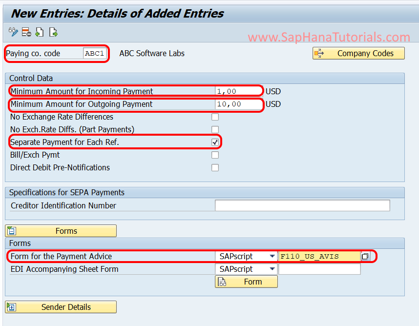 Automatic Payment Program In Sap S4 Hana Fbzp Sap Hana Tutorials